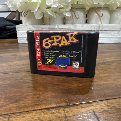 Genesis 6-Pak - Sega Genesis - Tested - Authentic - Good Condition See ...