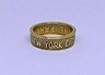New York City Transit Authority subway transit token COIN RING SIZE 4 ...