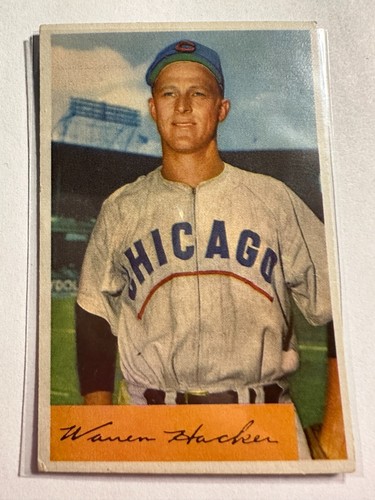 K76,381 - 1954 Bowman #125 Warren Hacker | eBay