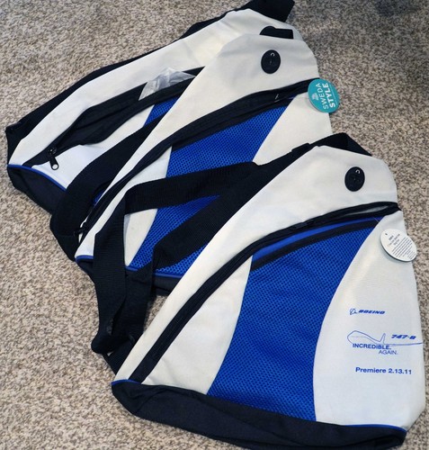 Boeing 747-8 side sling pack "Incredible Again" Premiere 2-13-11 NEW ...