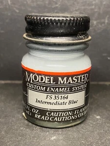Testors Model Master Intermediate Blue 1720 Flat Enamel Paint .5 oz | eBay