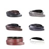 Two 1/2" Wide Genuine Leather Replacement Belt Keeper Loops 8 Colors ...