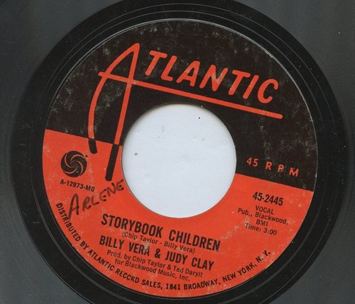 Billy Vera . JUDY CLAY. Storybook Children. Really Together VG+ Writing ...