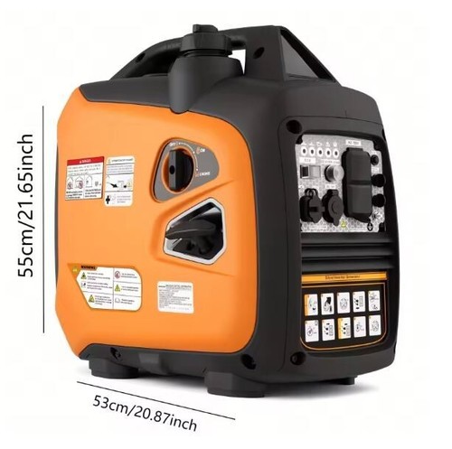 Portable Outdoor 2500W Generator With Two 120V AC Sockets And USB ...