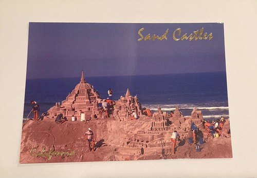 San Castles California Unposted Postcard | eBay