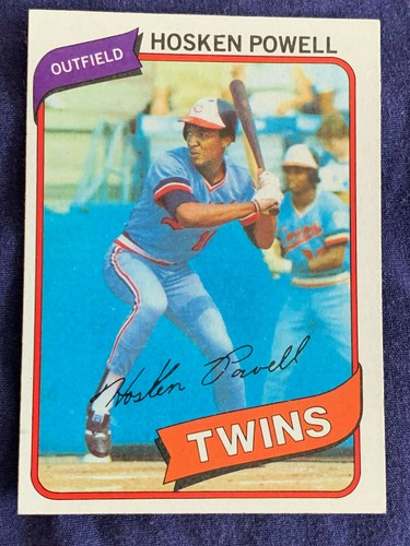 1980 TOPPS BASEBALL #471 HOSKEN POWELL MINNESOTA TWINS NMMT SHARP FREE ...