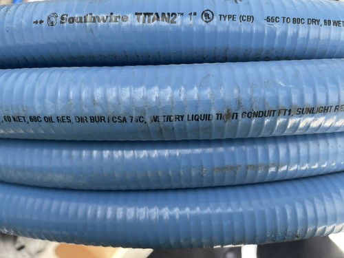 1” Blue Liquid-Tight Flexible Conduit (Southwire Titan Brand) | eBay