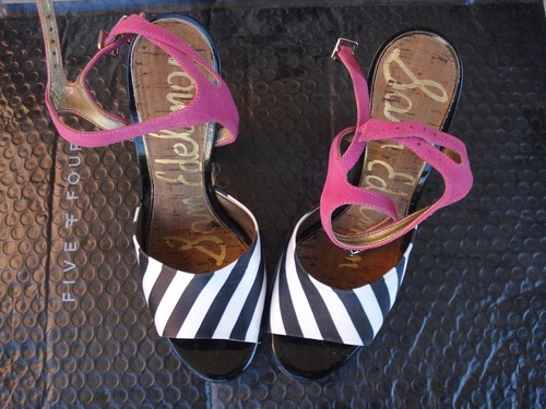 Candy Stripe pumps size 6 1/2 | eBay UK