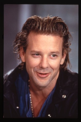 Mickey Rourke Iconic 1980s Portrait Slicked Back Hair Original 35mm ...