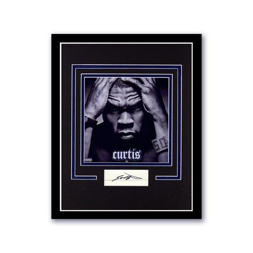 50 CENT SIGNED AUTOGRAPH FRAMED 11x14 DISPLAY ACOA PHOTO PICTURE RAP ...