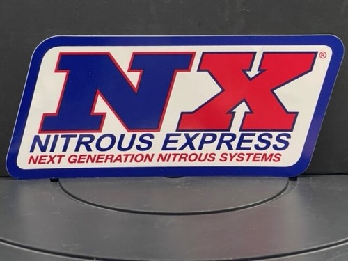 VRHTF NHRA "NX NITROUS EXPRESS" DIE CUT STICKER 3" X 7" EXCELLENT ...
