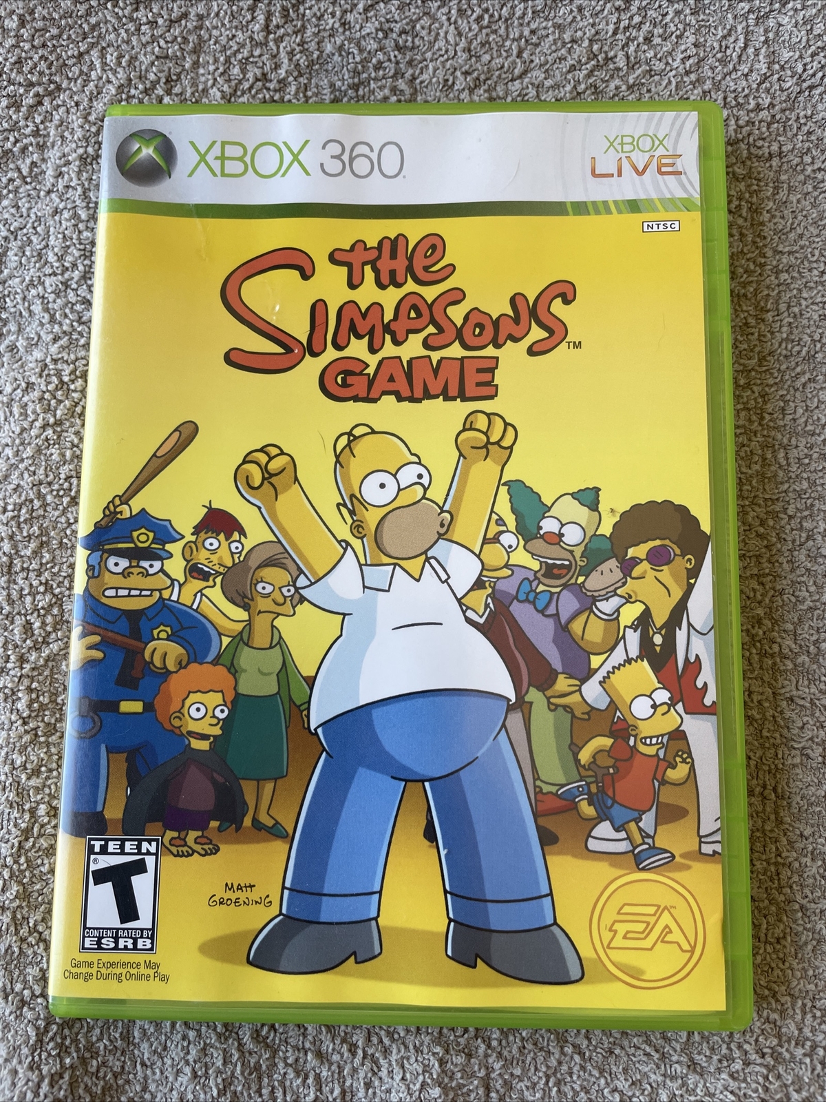 Simpsons Game Value - GoCollect (microsoft-xbox-360-simpsons-game )