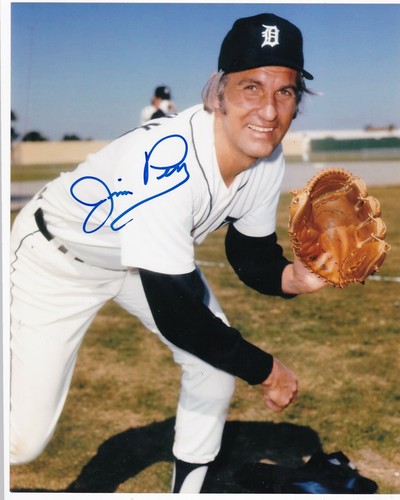 JIM PERRY DETROIT TIGERS ACTION SIGNED 8x10 | eBay