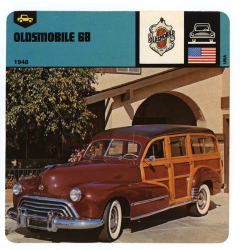 Oldsmobile 68 - GT / Production Car Edito Service SA Auto Rally Card | eBay