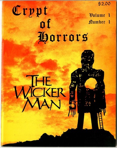 Crypt of Horrors Magazine # 1 Volume 1 VERY FINE- 1977 Gary Heilman ...