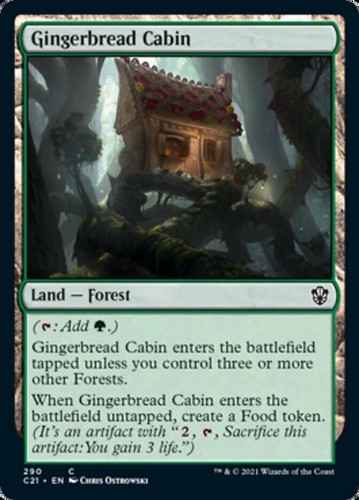 Gingerbread Cabin [Commander 2021] Magic MTG | eBay