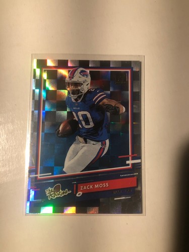 2020 Panini Donruss The Rookies ZACK MOSS Card Bills | eBay