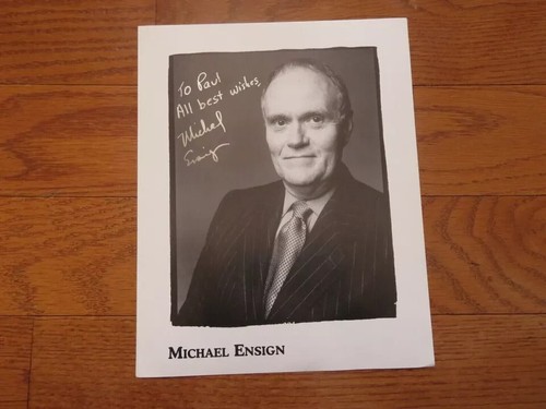 Michael Ensign Autographed Hand Signed 8x10 Photo Ghostbusters | eBay
