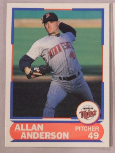 (2) 1989 Score Young SuperStars Allan Anderson Twins Baseball Card | eBay