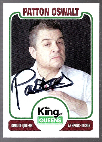 PATTON OSWALT autographed KING OF QUEENS Spence Olchin signed custom ...