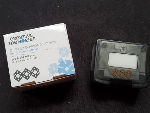 Creative Memories Dotted Diamonds Chain Border Maker Cartridge - RARE ...