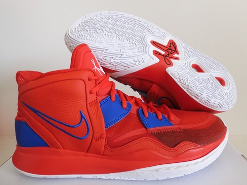 NIKE KYRIE 8 INFINITY NIKE BY YOU ID RED-SPORT BLUE-WHITE SZ 11.5 ...