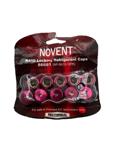 RectorSeal 86681 Novent R410 Pink 1/4" Thread Locking Refrigerant Caps ...