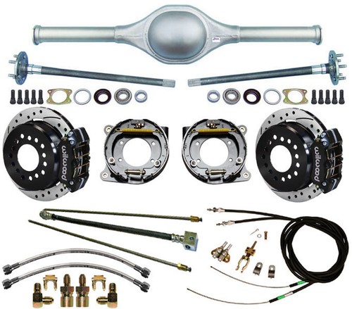 CURRIE 9" FORD 60" STREET ROD REAR END & WILWOOD DRILLED DISC BRAKES ...