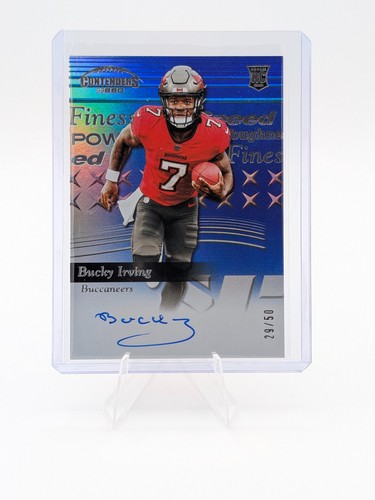 2024 Panini Contenders Speed Blue Prizm Rookie Bucky Irving On Card ...