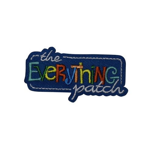 The Everything Patch Embroidered Iron On Patch - Boys Girls Kids 129-U ...