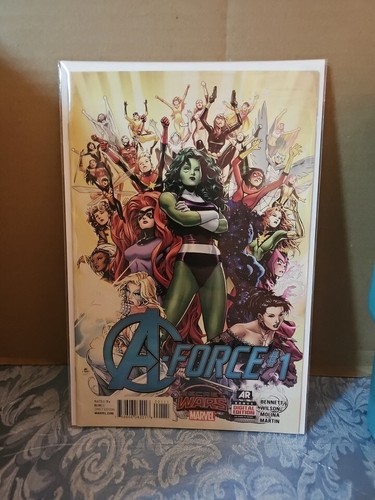 A-FORCE #1 | 2015 | Marvel | 1st App Singularity | 1st Team App of A ...