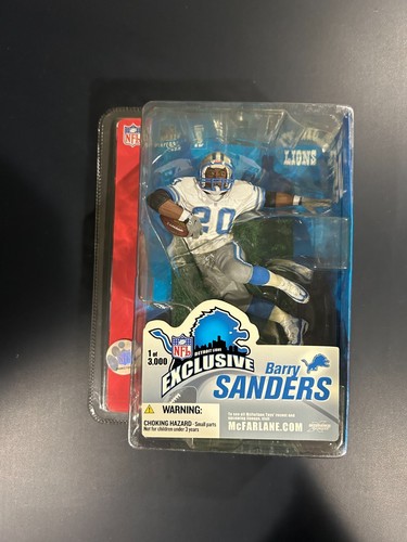 Barry Sanders Detroit Lions McFarlane Super Bowl Exclusive 1 Of 3000 ...