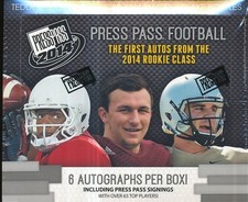 2014 Press Pass Football Checklist, Set Info, Boxes, More