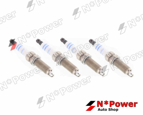 BOSCH DOUBLE PLATINUM SPARK PLUG x4 FOR BMW 125i 220i 228i 320i 328i ...