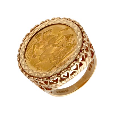 full gold sovereign mount products for sale | eBay