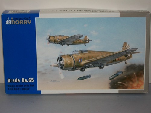 Special Hobby 1/48 Scale Breda Ba.65 "Single-Seater With Fiat A.80 RC ...