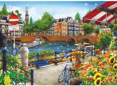 APPLEONE 500 Piece Jigsaw Puzzle Hiroyuki Keikawa Amsterdam Holiday (38 ...