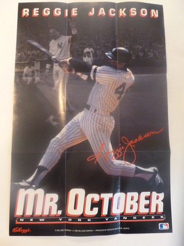 REGGIE JACKSON MR. OCTOBER KELLOGG'S CEREAL POSTER 1993 | eBay