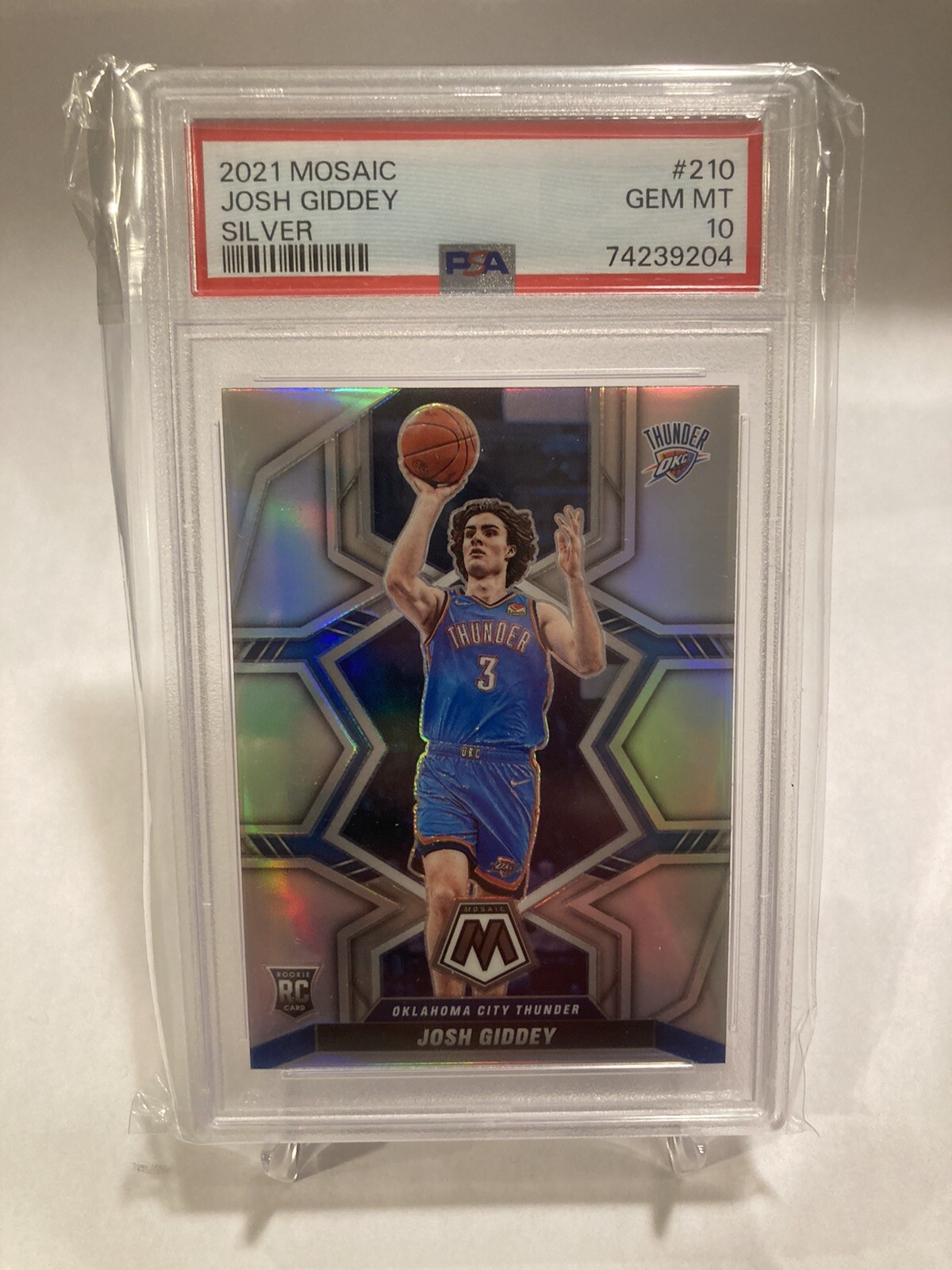 Josh Giddey 2021 Mosaic #210 Base Price Guide - Sports Card Investor