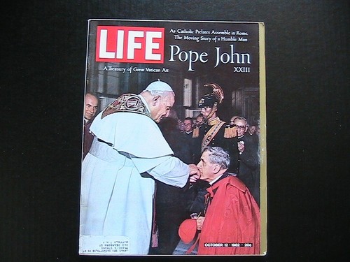 LIFE MAGAZINE OCTOBER 12 1962 POPE JOHN XXIII A TREASURY OF GREAT ...