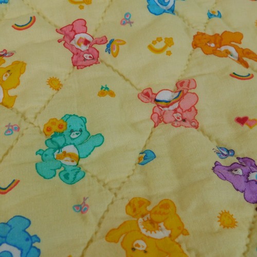Care Bears Handmade Baby Quilt Cartoon Yellow Back Butterfly Rainbow ...