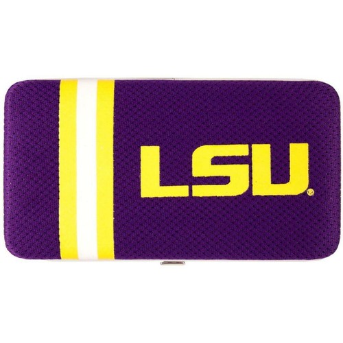 LSU Tigers Shell Mesh Wallet [NEW] NCAA ID Holder Money Cash Card Purse ...