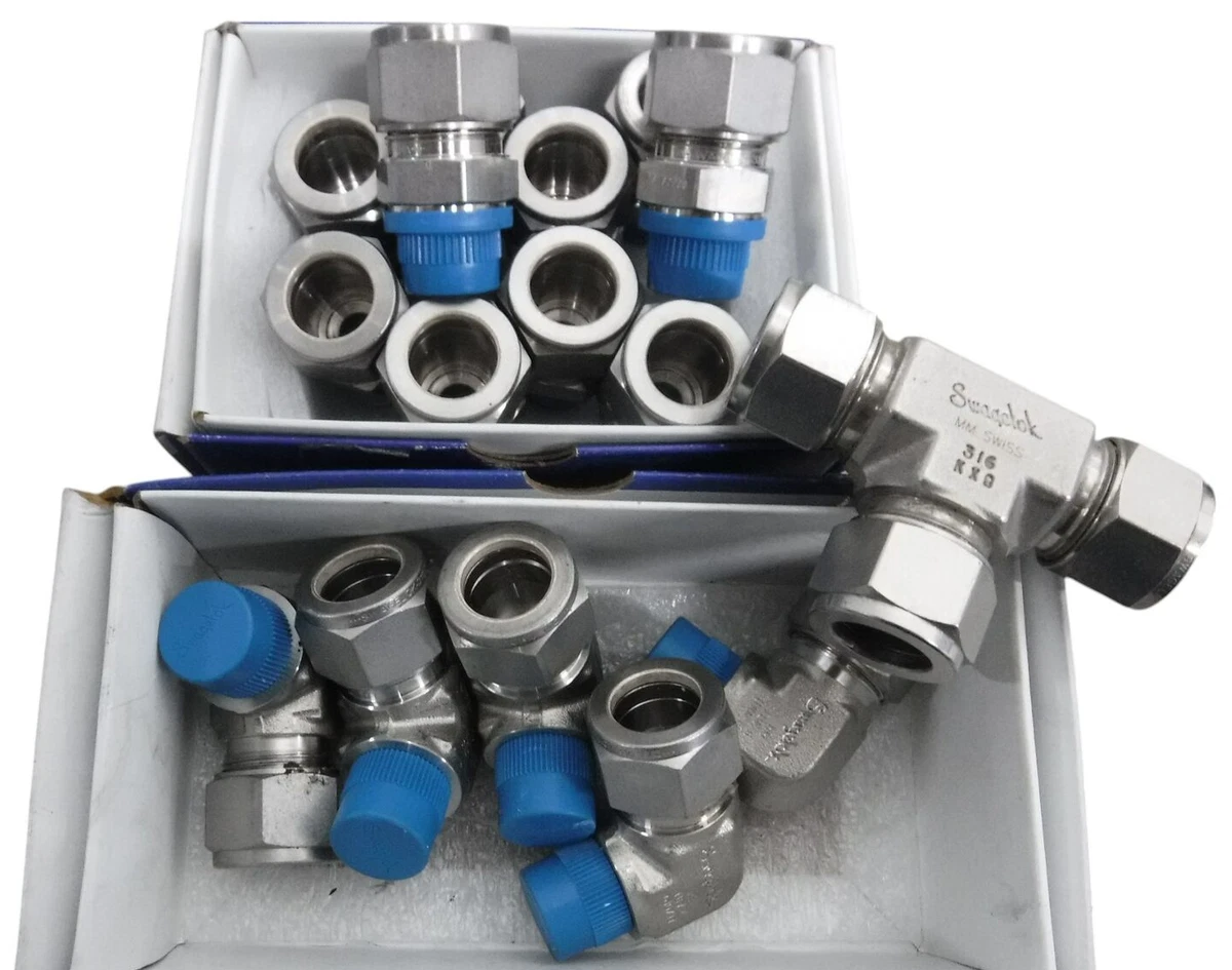 18mm 316 Stainless Steel Tube Compression Fitting Elbow Swagelok SS ...