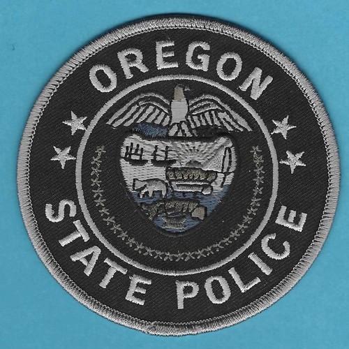 OREGON STATE POLICE TACTICAL SHOULDER PATCH GRAY | eBay