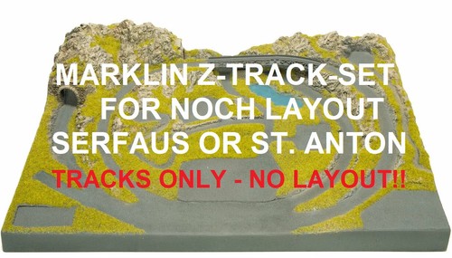 Marklin Z Track-Set for NOCH Z Layout Serfaus 87010 or St. Anton 87015 ...