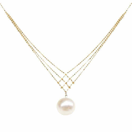 925 Silver Geometric Pearl Multilayer Necklace Clavicle Chain Women ...