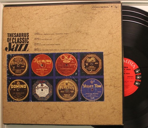 V/A 4-Disc Lp Thesaurus Of Classic Jazz On Columbia - Vg+ To Vg++ / Vg+ ...