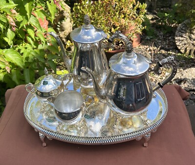 Silver Plated Tea And Coffee Set for sale | eBay