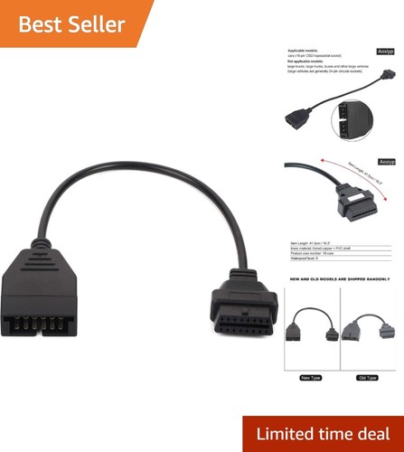 Eco-Friendly 12 Pin to 16 Pin Adapter Cable for GM Diagnostic Tools ...
