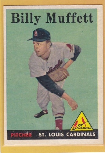 1958 TOPPS BASEBALL BILLY MUFFETT #143 CARDINALS EXMT *70962 | eBay